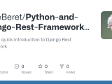 Github Blueberet Python And Django Rest Framework Tutorial This Is A