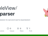 Github Tripleview Sqlparser C Expression To Sql And Sql To Expression