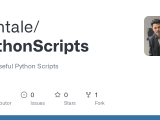 Github Pantale Pythonscripts Set Of Useful Python Scripts