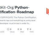 Github Rootkit Org Python Certification Roadmap Level 1 Certificate