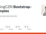 Github Codingczr Bootstrap Examples Bootstrap Example Exercise