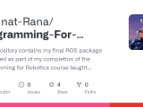 Github Mannat Rana Programming For Robotics This Repository Contains