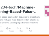 Github Aks1234 Tech Machine Learning Based False Data Injection