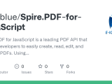 Github Eiceblue Spire Pdf For Javascript Spire Pdf For Javascript Is
