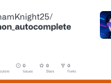 Github Arkhamknight25 Python Autocomplete
