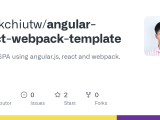 Github Hankchiutw Angular React Webpack Template Simple Spa Using