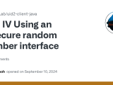 Iv Using An Insecure Random Number Interface Issue 75 Iabtechlab