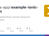 Github Iteria App Example Ionic React We Are Testing Iteria Lowcode