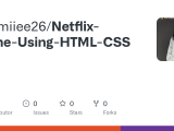Netflix Clone Using Html Css Index Html At Main Rishmiiee26 Netflix