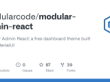 Github Modularcode Modular Admin React Modular Admin React A Free