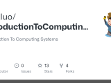 Github Longluo Introductiontocomputingsystems Introduction To