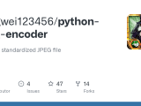 Github Fangwei123456 Python Jpeg Encoder Create A Standardized Jpeg File