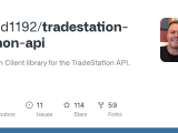 Github Areed1192 Tradestation Python Api A Python Client Library For