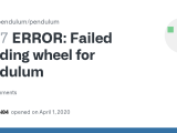 Error Failed Building Wheel For Pendulum Issue 457 Python
