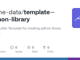 Github Alpine Data Template Python Library Cookiecutter Template