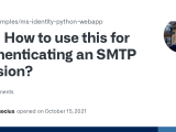 How To Use This For Authenticating An Smtp Session Issue 70 Azure