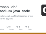 Github Sean Codevasp Lazysodium Java Code A Java Implementation Of