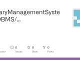 Github Librarymanagementsystem Dbms Library Management System