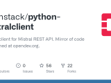 Github Openstack Python Mistralclient Python Client For Mistral Rest