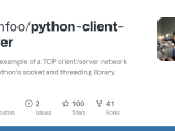 Python Client Server Server Py At Master Katmfoo Python Client Server