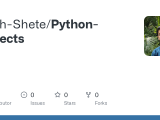 Github Parth Shete Python Projects