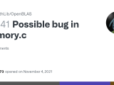 Possible Bug In Memory C Issue 3441 Openmathlib Openblas Github