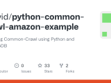 Github Devvid Python Common Crawl Amazon Example Exploring Common