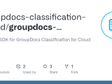 Github Groupdocs Classification Cloud Groupdocs Classification Cloud
