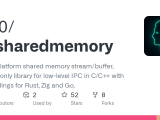 Github Kyr0 Libsharedmemory Cross Platform Shared Memory Stream