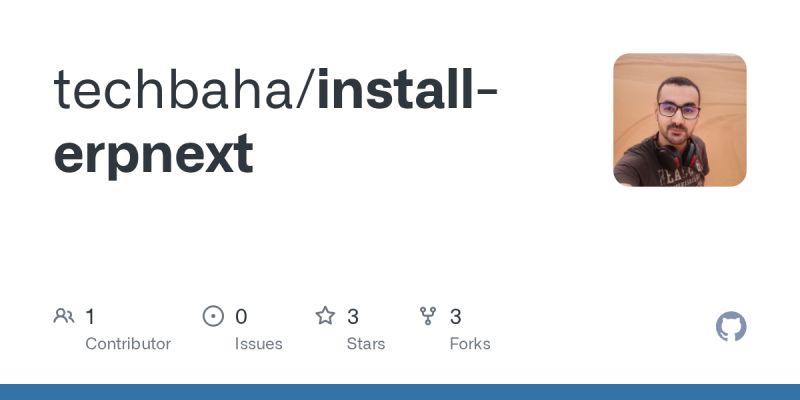 GitHub - techbaha/install-erpnext