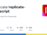 Github Replicate Replicate Javascript Node Js Client For Replicate
