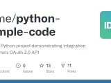 Github Idme Python Sample Code Sample Python Project Demonstrating