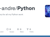 Github Tex Andre Python Repository For All My Python Work
