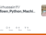 Github Mahirhussain11 Devtown Python Machine Learning