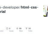 Github Seito Developer Html Css Tutorial