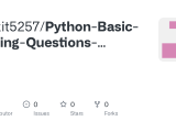 Github Pulkit5257 Python Basic Coding Questions Solution