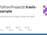 Github Gdapythonprojects Travis Ci Example Simple Example How To