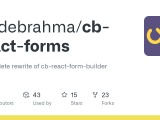 Github Codebrahma Cb React Forms A Complete Rewrite Of Cb React Form