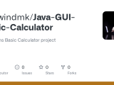 Github Ashwindmk Java Gui Basic Calculator Netbeans Basic Calculator