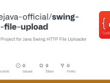 Github Codejava Official Swing Http File Upload Sample Project For
