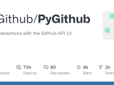 Github Pygithub Pygithub Typed Interactions With The Github Api V3