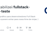 Github Contabilizei Fullstack Java Teste Desafio Prático Para