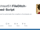 Github Glitchtest51 Fileditch Embed Script Python Tool To Automate