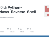 Github Grab0id Python Windows Reverse Shell Python 3 Reverse Shell