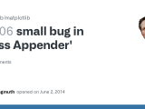 Small Bug In Class Appender Issue 3106 Matplotlib Matplotlib