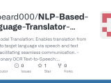 Github Thebeard000 Nlp Based Language Translator Using Google Api In