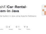 Github Tanishf Car Rental System In Java Car Rental System In Java