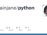 Github Aplainjane Python