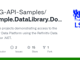 Github Lseg Api Samples Example Datalibrary Dotnet Example Projects