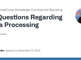 Questions Regarding Data Processing Issue 1 Hkust Knowcomp